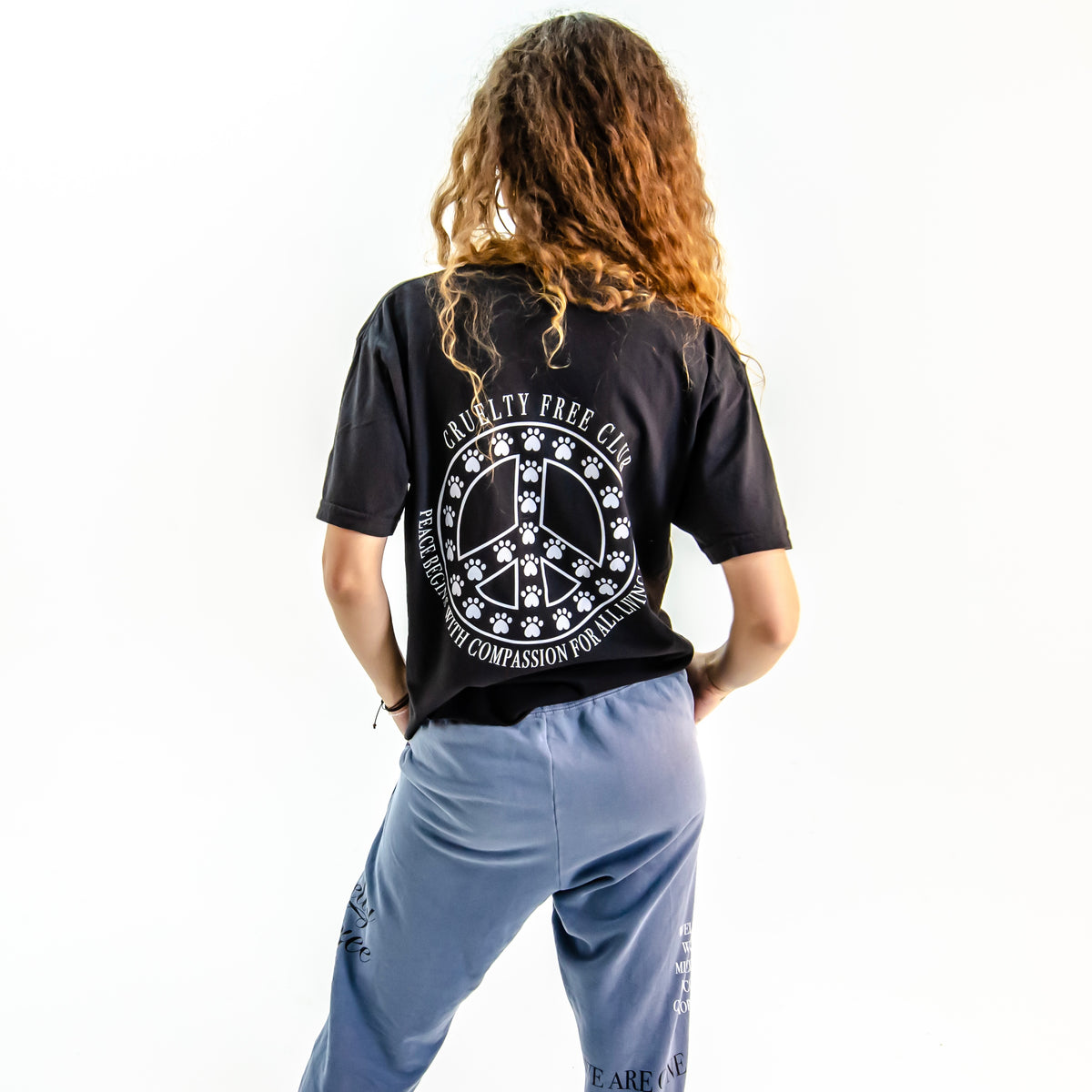 Teach Peace Tee (Cropped or Unisex) – Femmebot Clothing