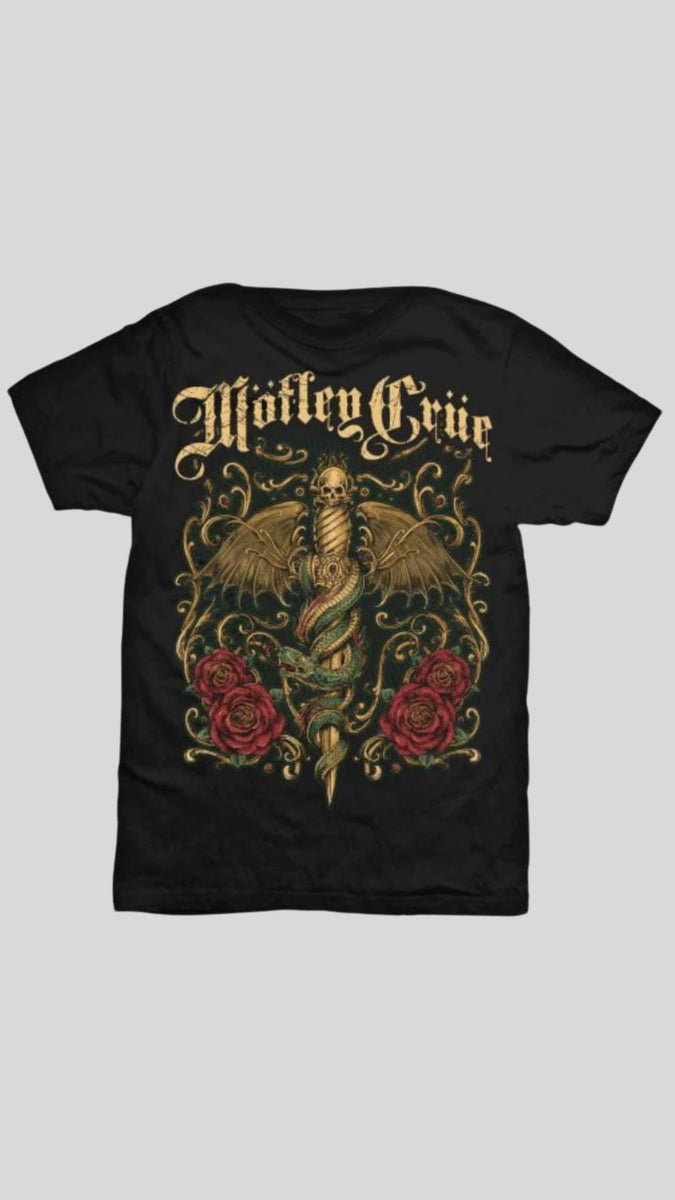 Motley Crue Exquisite Dagger Tee – Femmebot Clothing